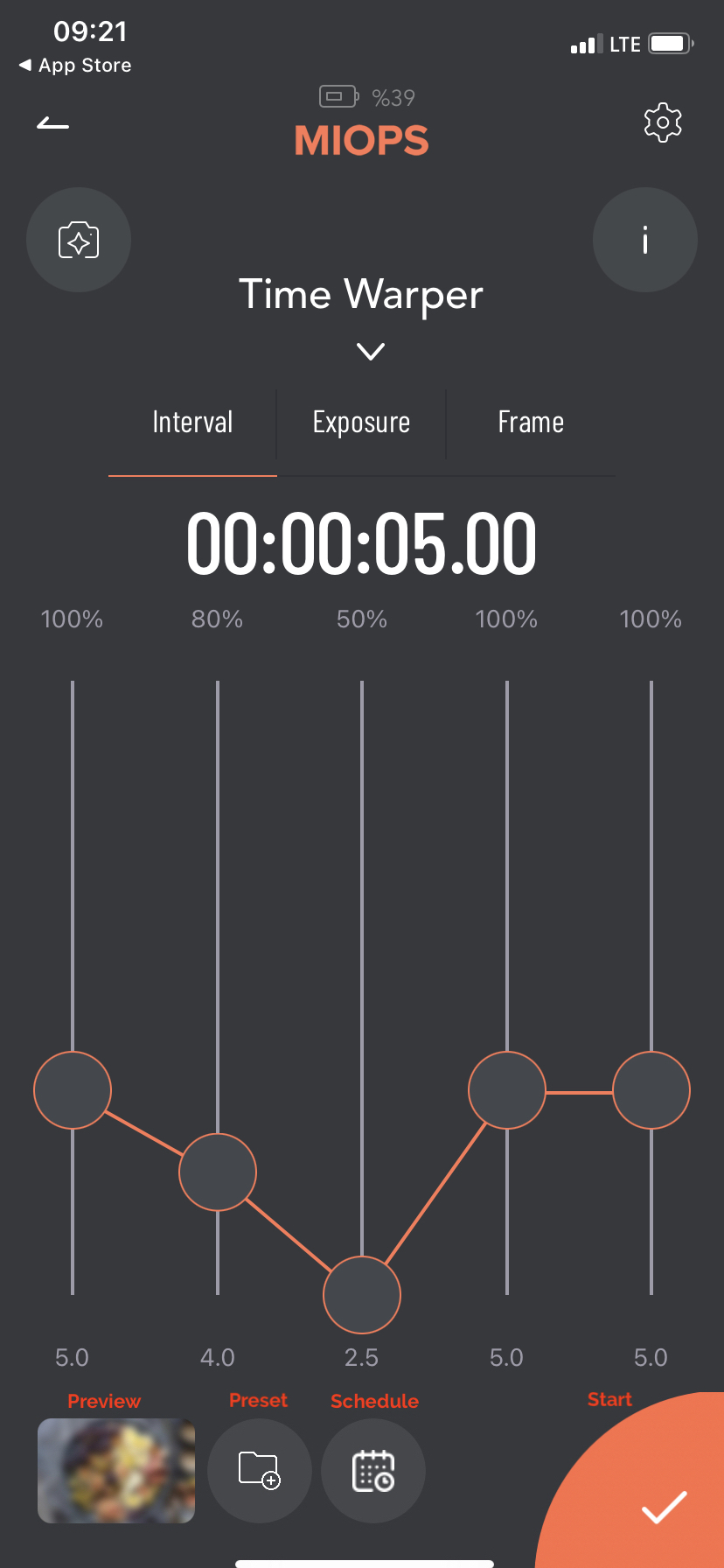 Timewarper Mode for Flex – MIOPS SUPPORT